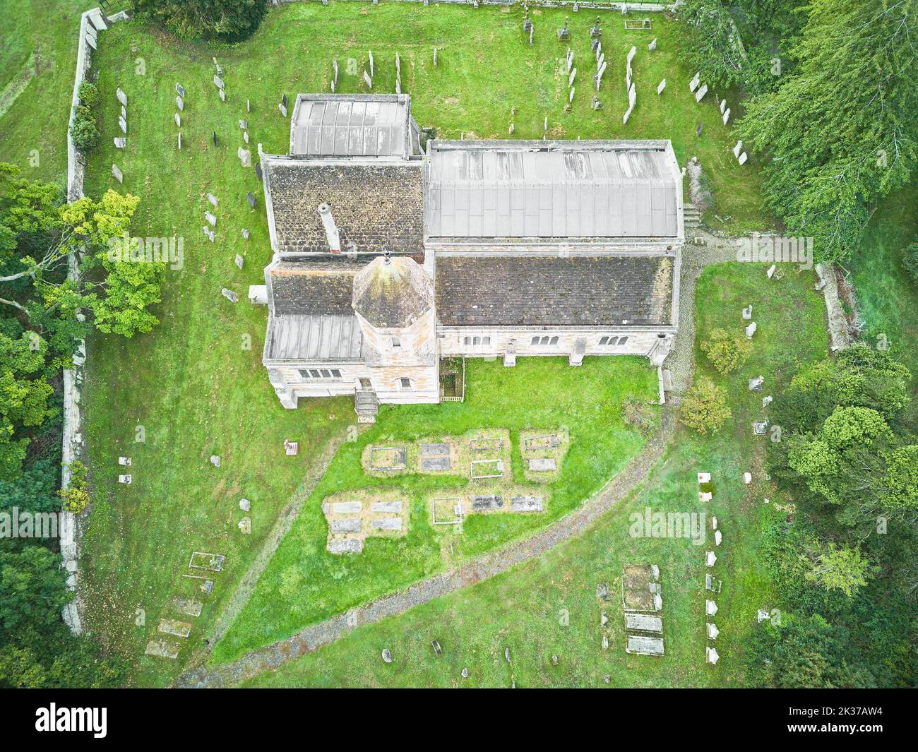 The church of St Leonard in the grounds of an eleventh century castle ...