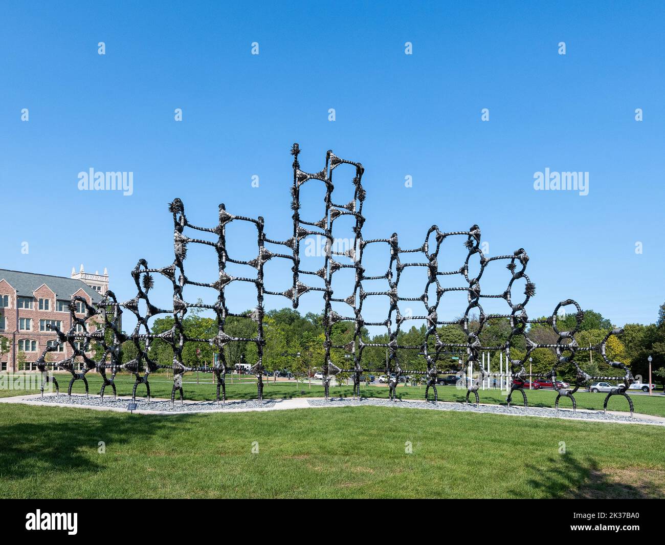 Sculpture on the Washington University in St. Louis campus Stock Photo ...