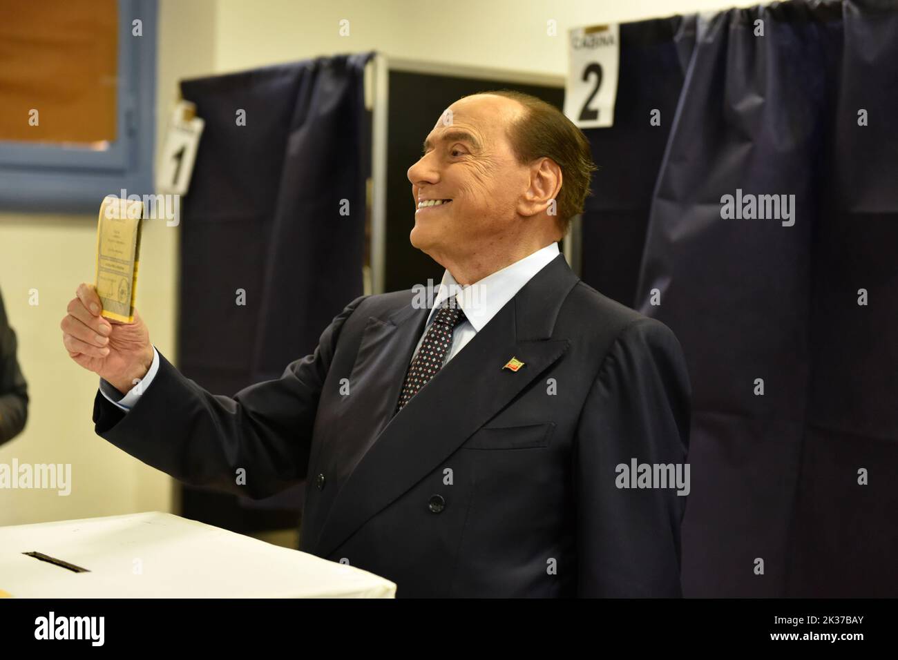 Milan, Lombardia, Italy. 25th Sep, 2022. The 2022 Italian general ...