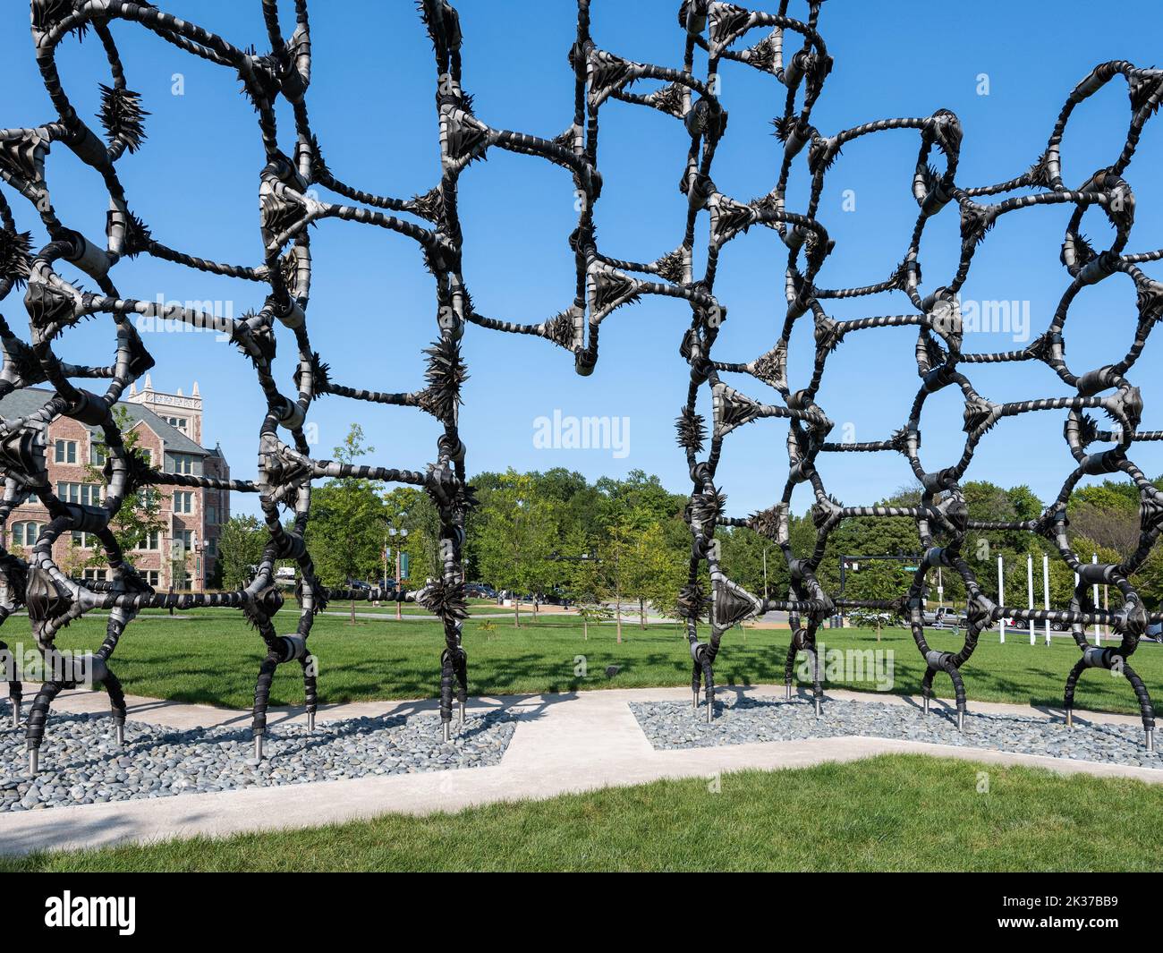 Sculpture on campus university college hi-res stock photography and ...