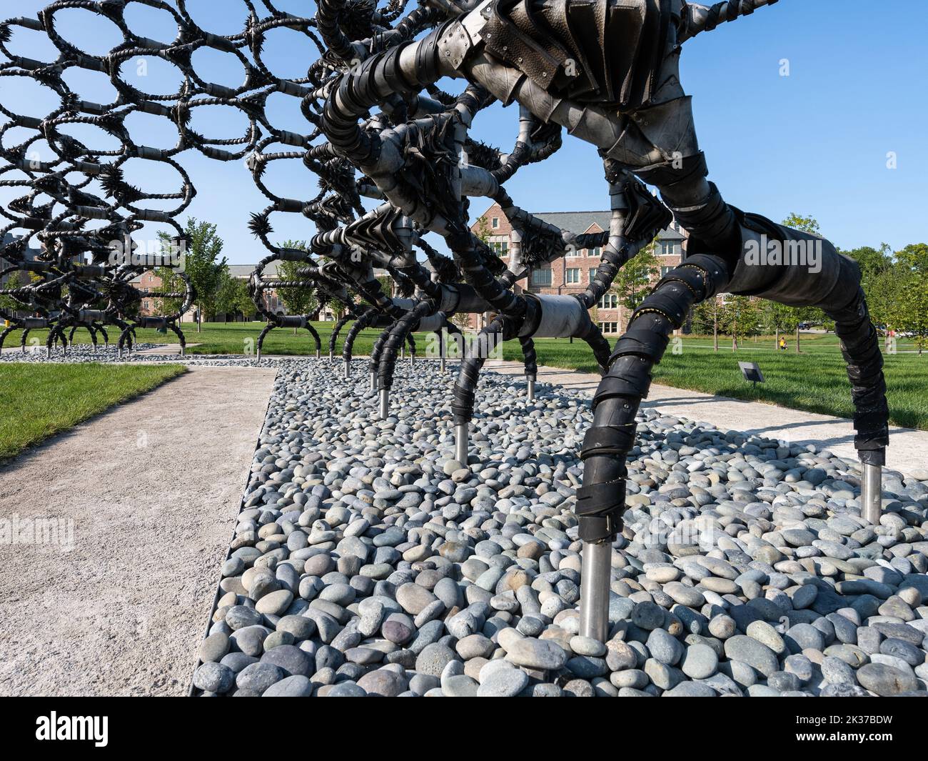 Sculpture on the Washington University in St. Louis campus Stock Photo ...