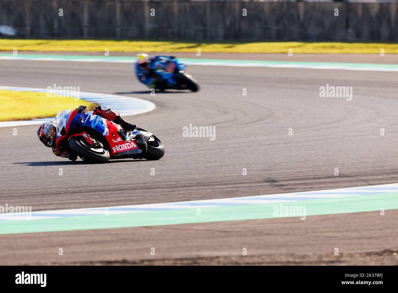 25th September 2022; Mobility Resort Motegi, Motegi, Japan: Japanese MotoGP, Race Day: 45 bike ...