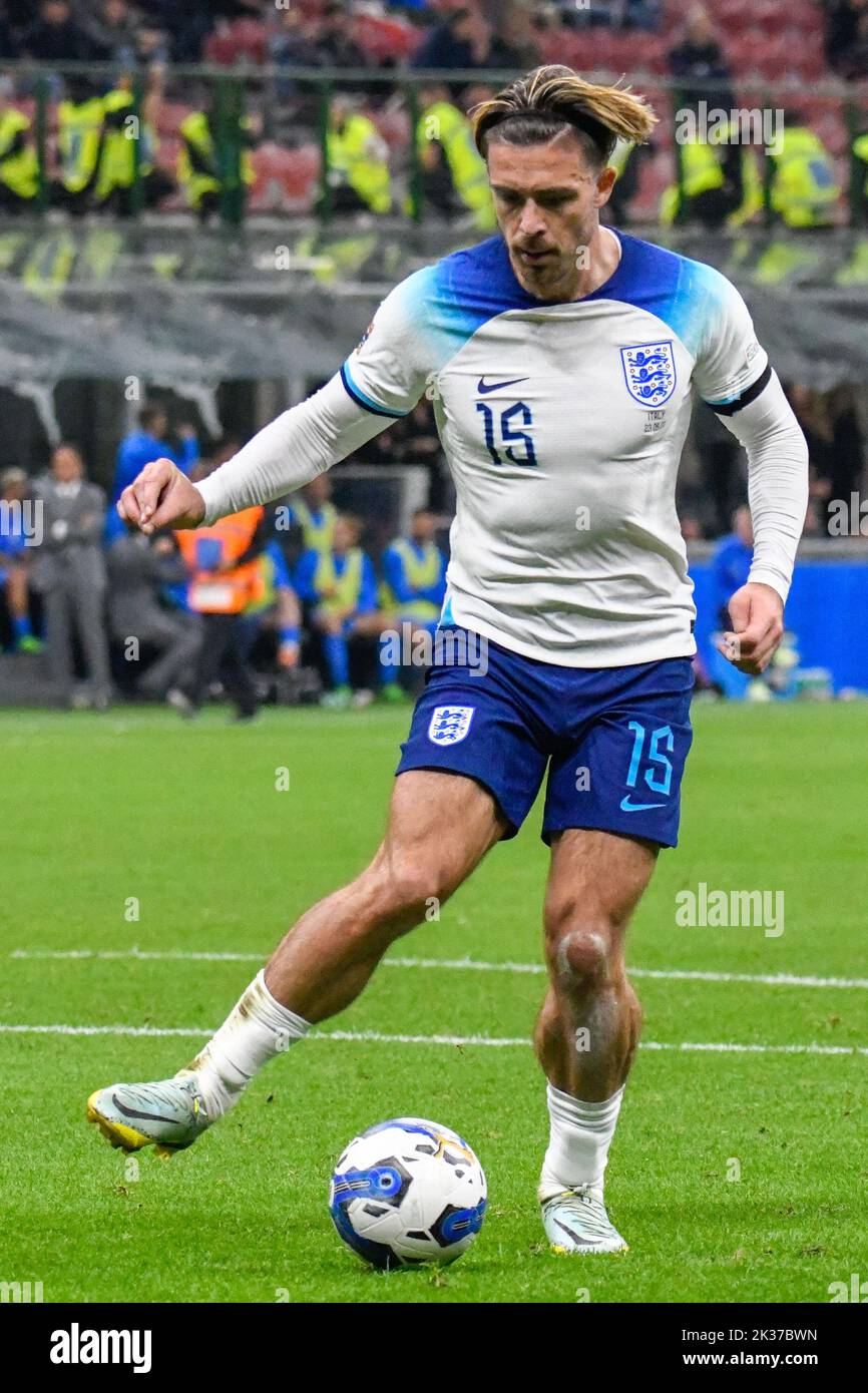 England's Jack Grealish during Italy vs England, football UEFA Nations ...