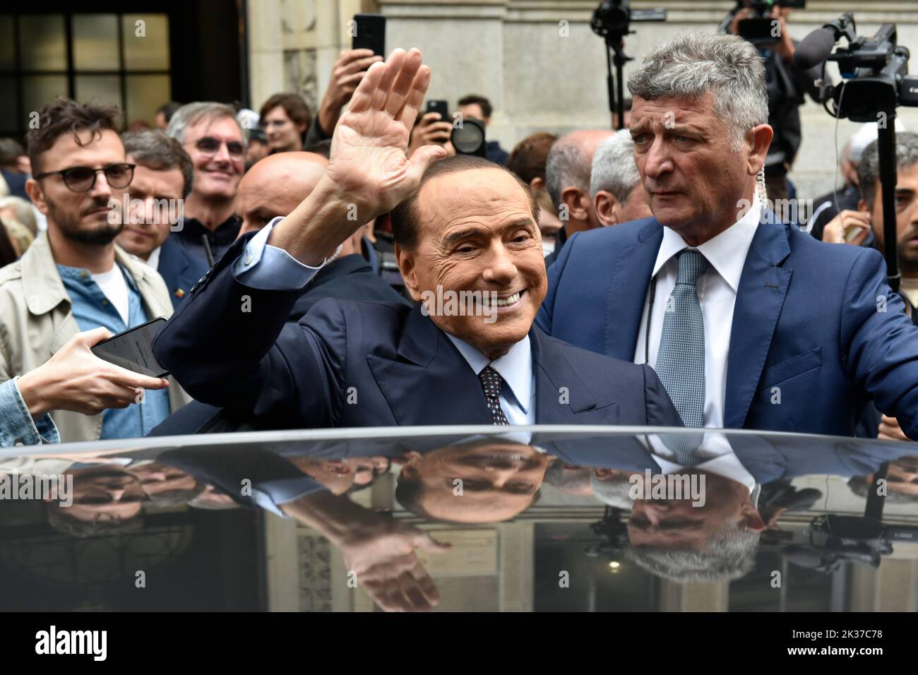 Milan, Lombardia, Italy. 25th Sep, 2022. The 2022 Italian general ...