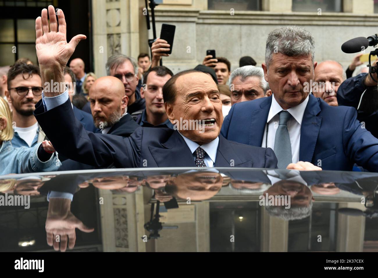 Milan, Lombardia, Italy. 25th Sep, 2022. The 2022 Italian general ...