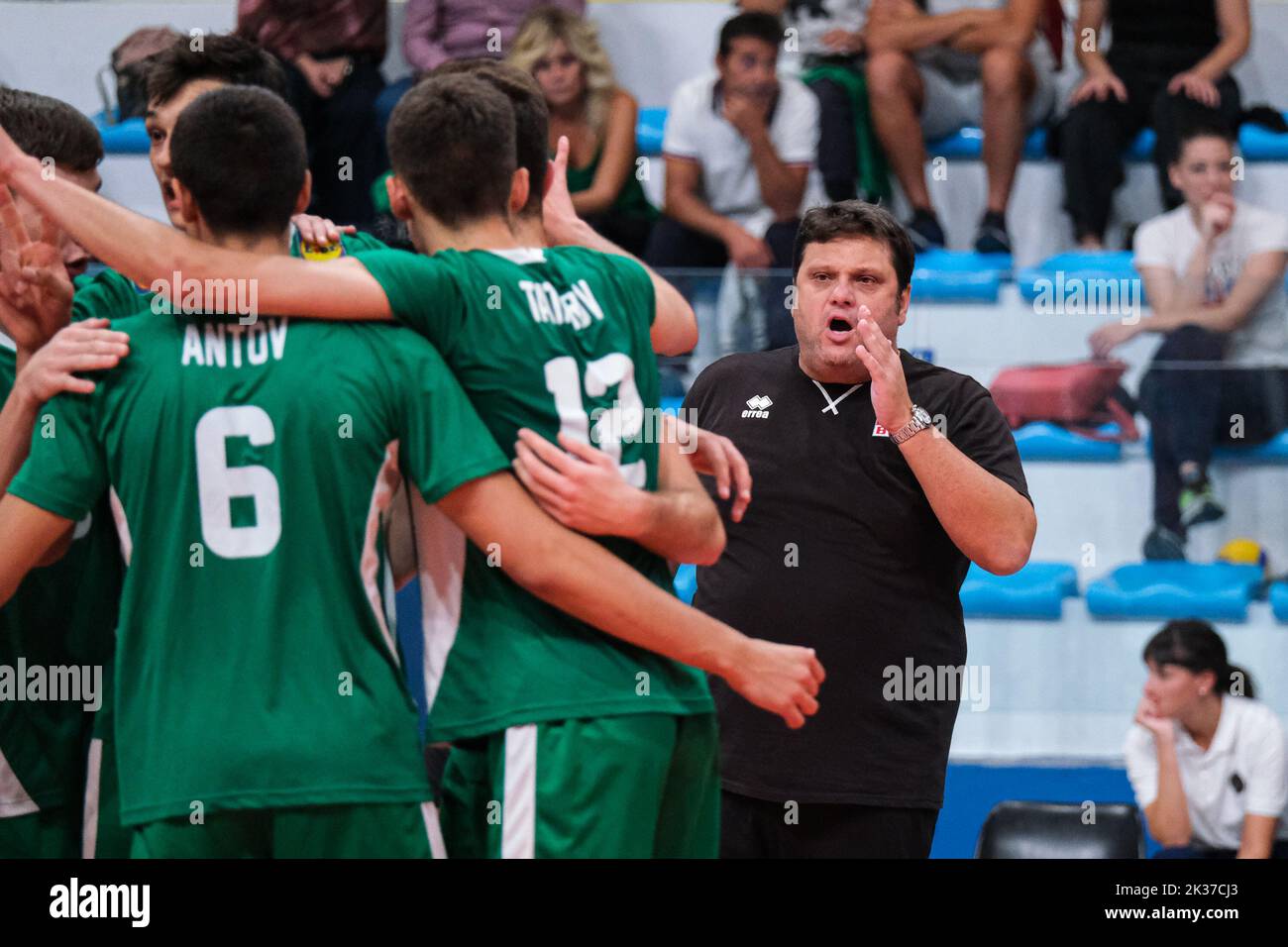 Montesilvano, Italy. 24th Sep, 2022. Martin Stoev, the head Coach of ...