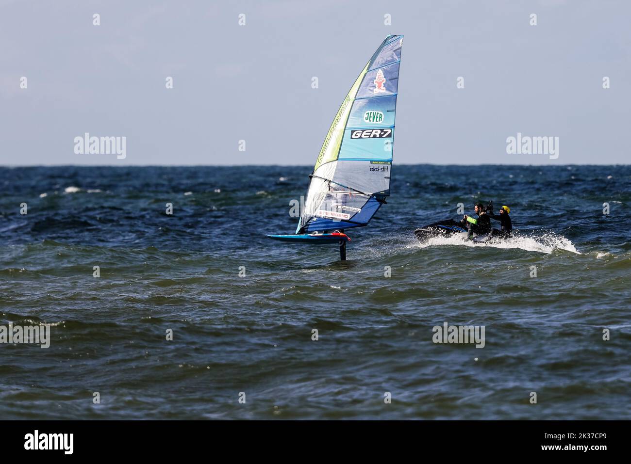 25 September 2022, Schleswig-Holstein, Westerland: Nico Prien from Kiel ...