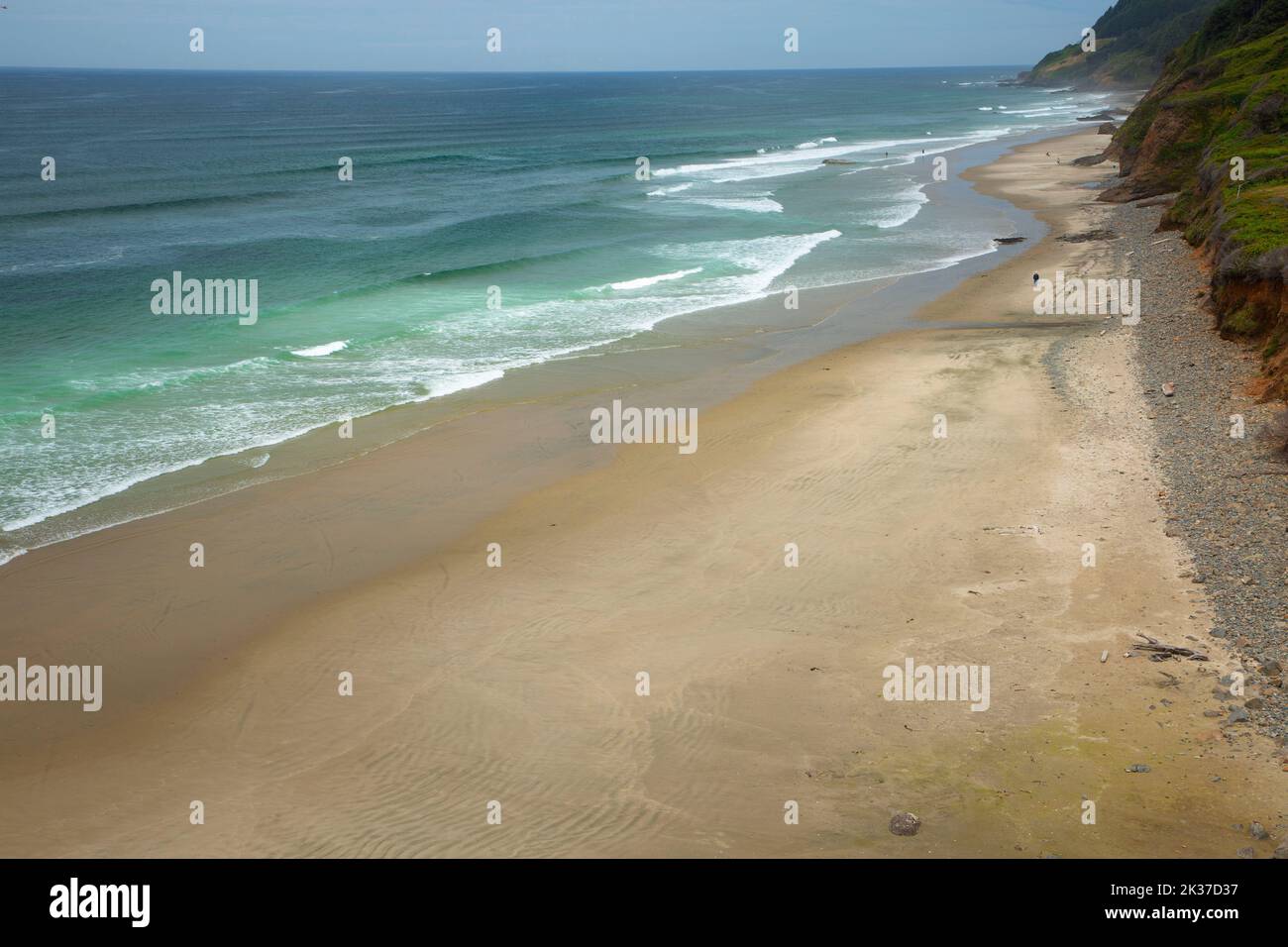 Beach at Strawberry Hill, Neptune State Park, Oregon Stock Photo - Alamy