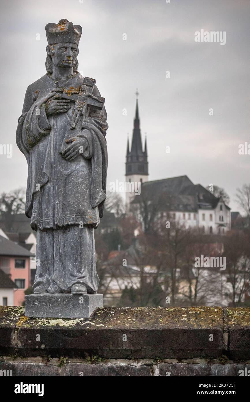 Statue of Saint John of Nepomuk (1345-1393), Johannes von Nepomuk ...