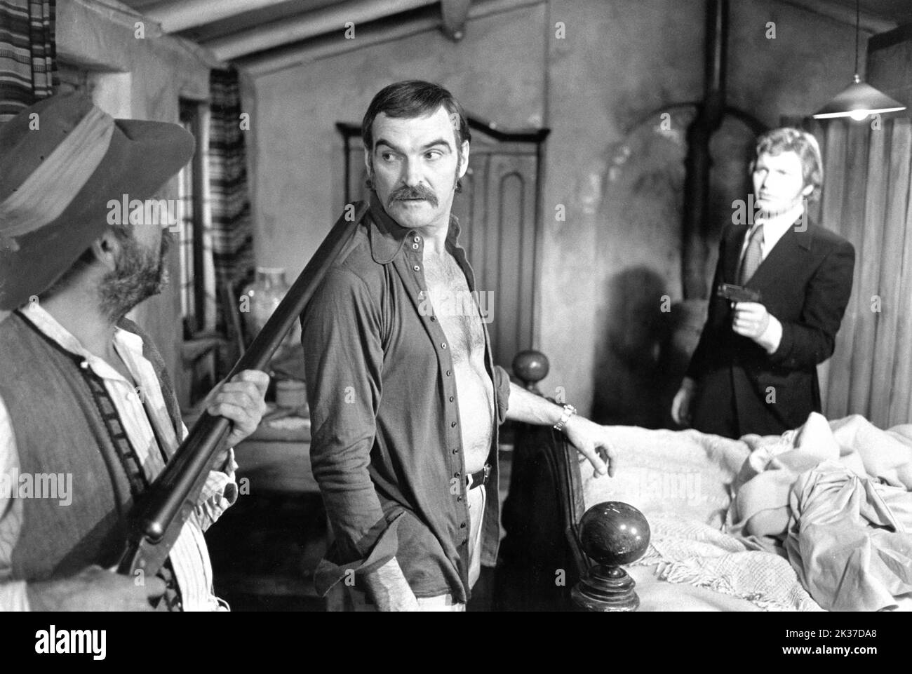 WARREN MITCHELL STANLEY BAKER and DERREN NESBITT in INNOCENT BYSTANDERS ...