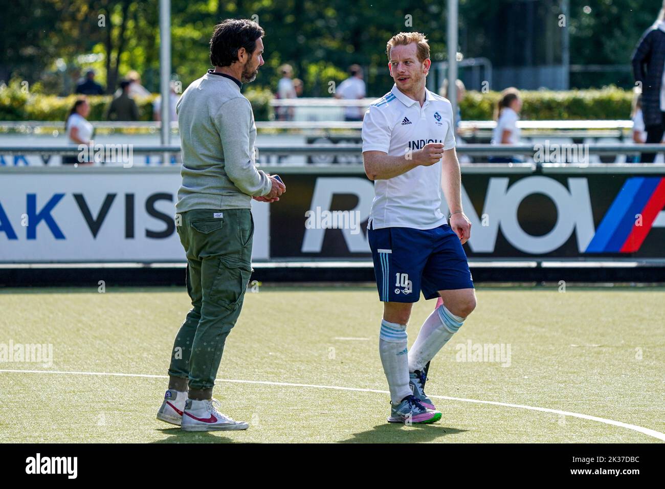 TILBURG, NETHERLANDS - SEPTEMBER 25: Felix Gulinck of Tilburg H1 during ...