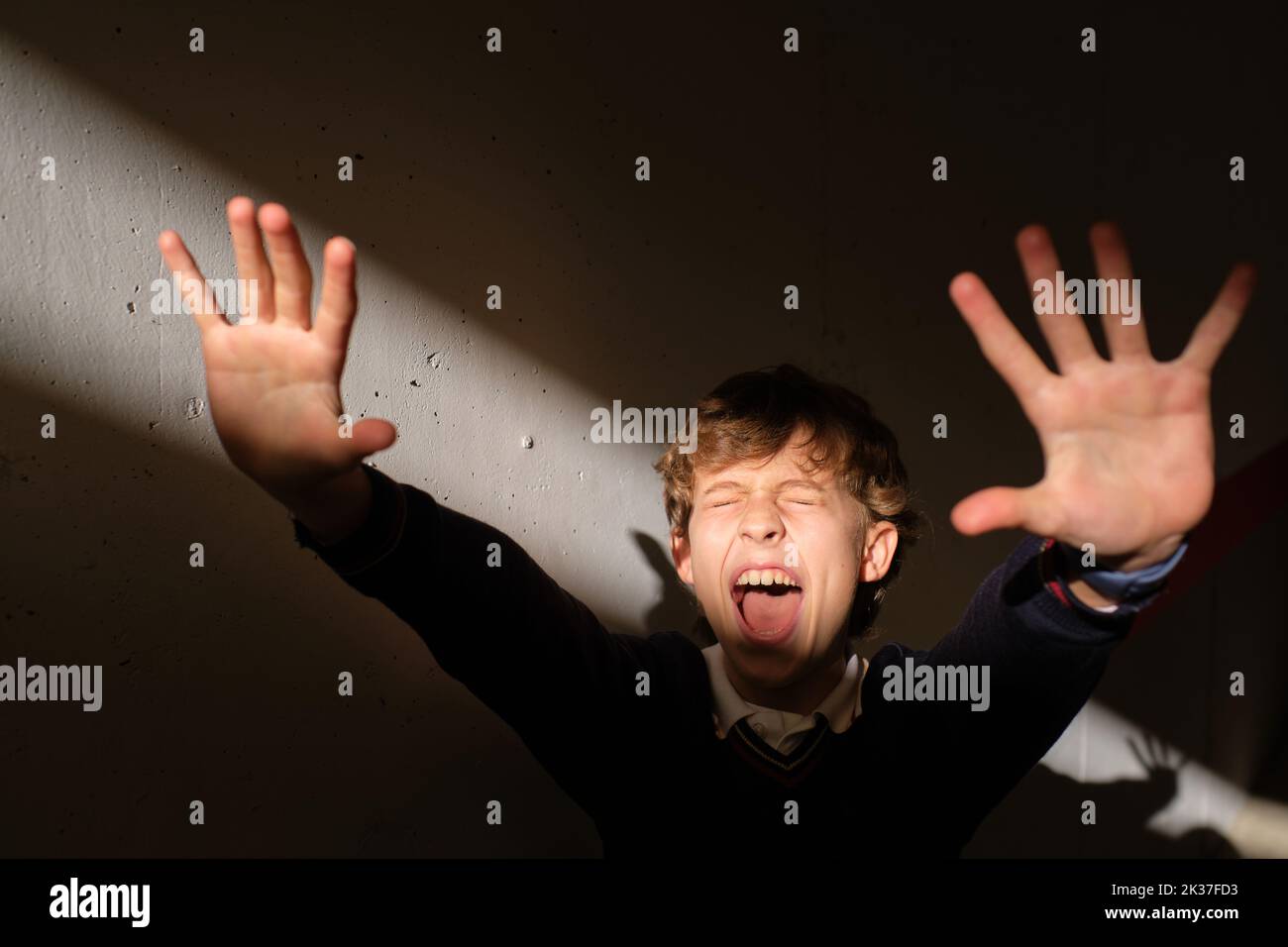 Sudden reaction hi-res stock photography and images - Alamy