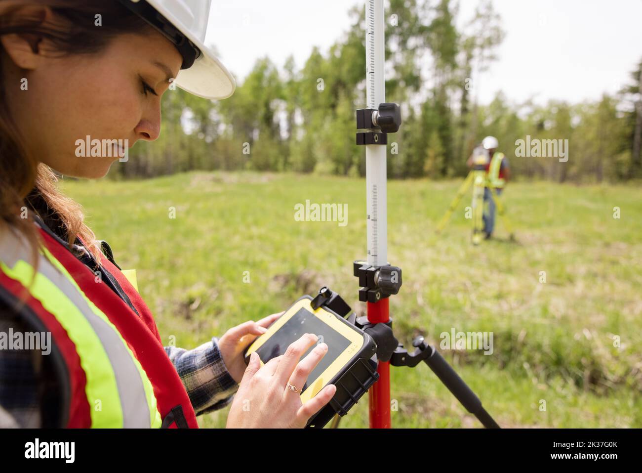 Ranging Rod Used In Surveying