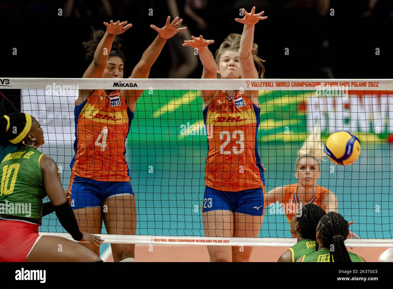 ARNHEM - Celeste Plak and Eline Timmerman of the Dutch women's ...