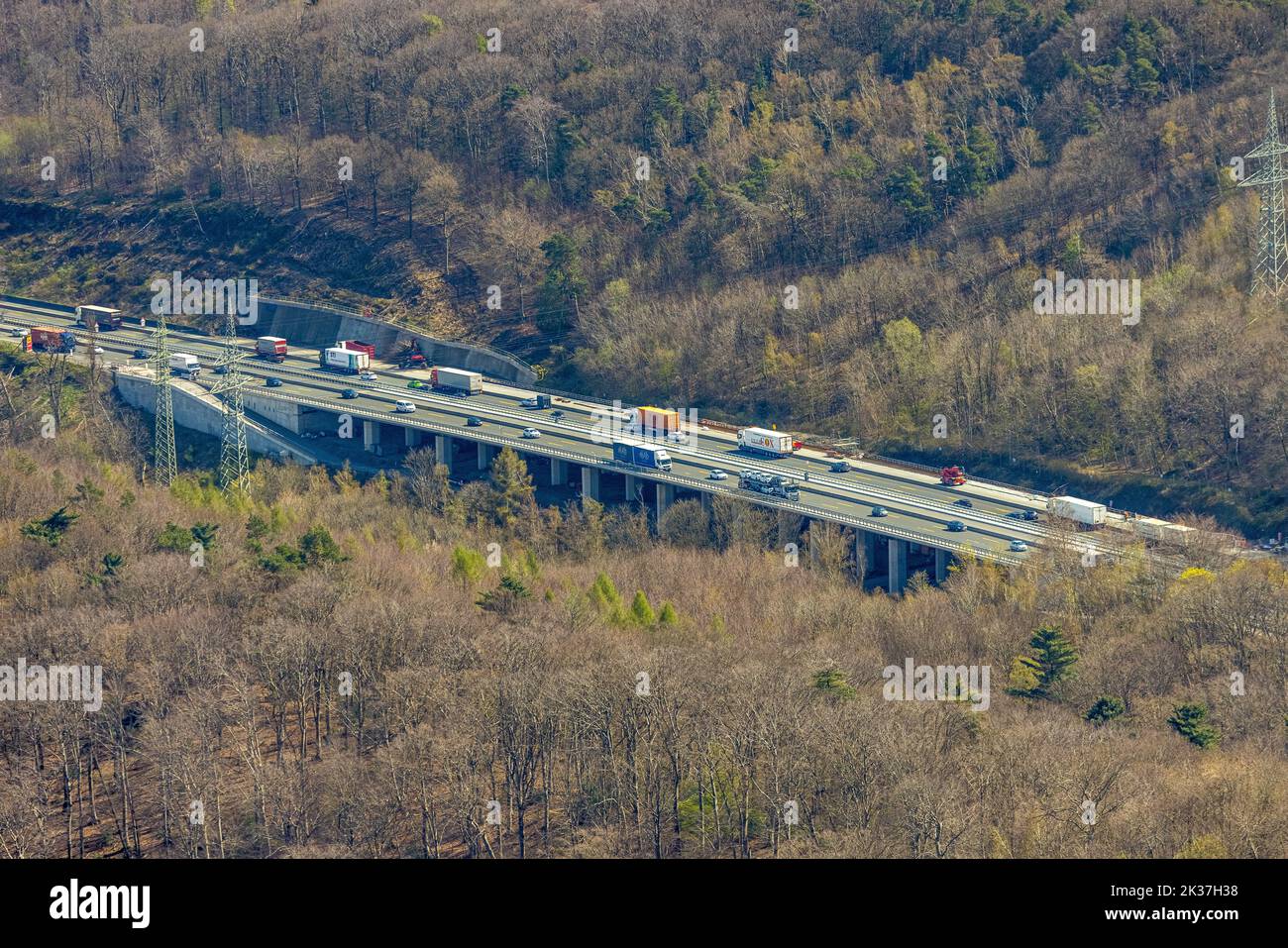 Construction site freeway bridge of a1 freeway hi-res stock photography ...
