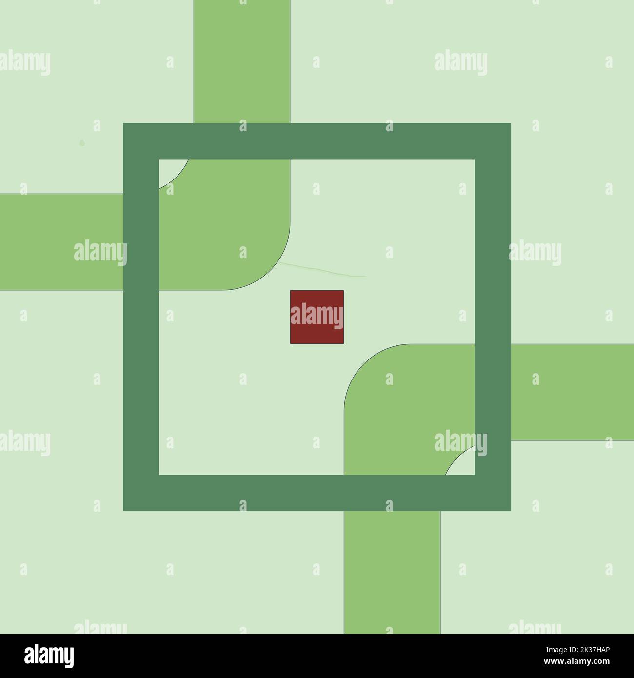 light color rectangle shaped rangoli design Stock Photo - Alamy