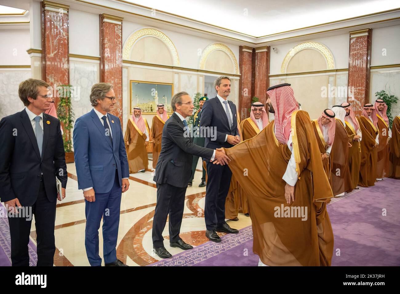 Jeddah, Saudi Arabia. 25th Sep, 2022. Saudi Crown Prince Mohammed bin ...