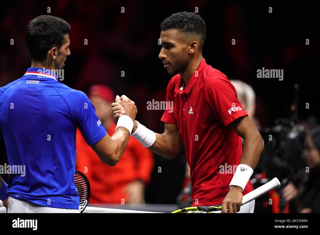 Felix auger aliassime celebration hi-res stock photography and images - Alamy