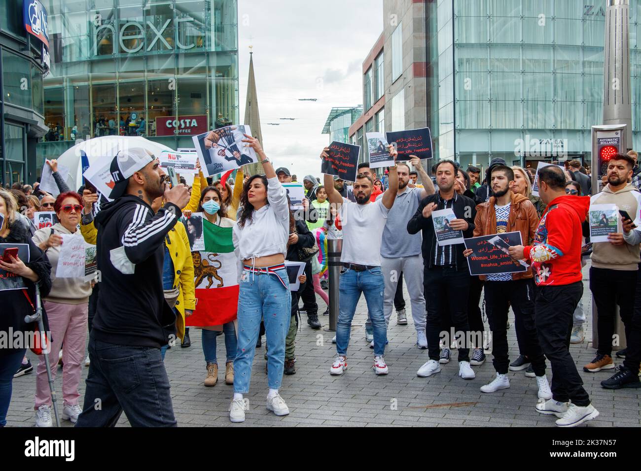 Woman life freedom protest birmingham uk16 dead Iran unrest morality ...