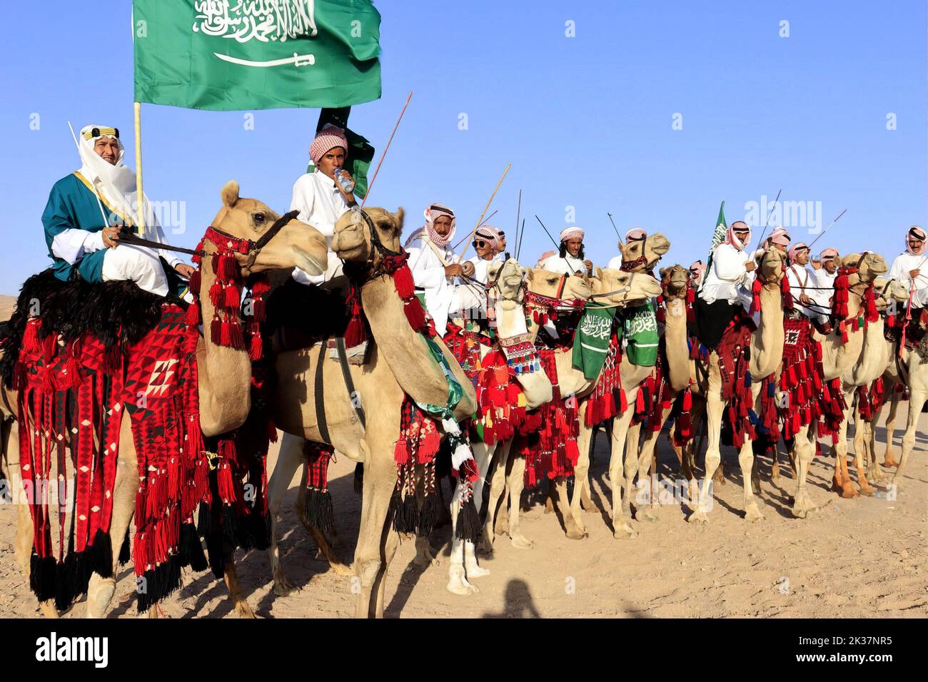 Saudis celebrate ‘National Day’ with various shows or dances, around ...