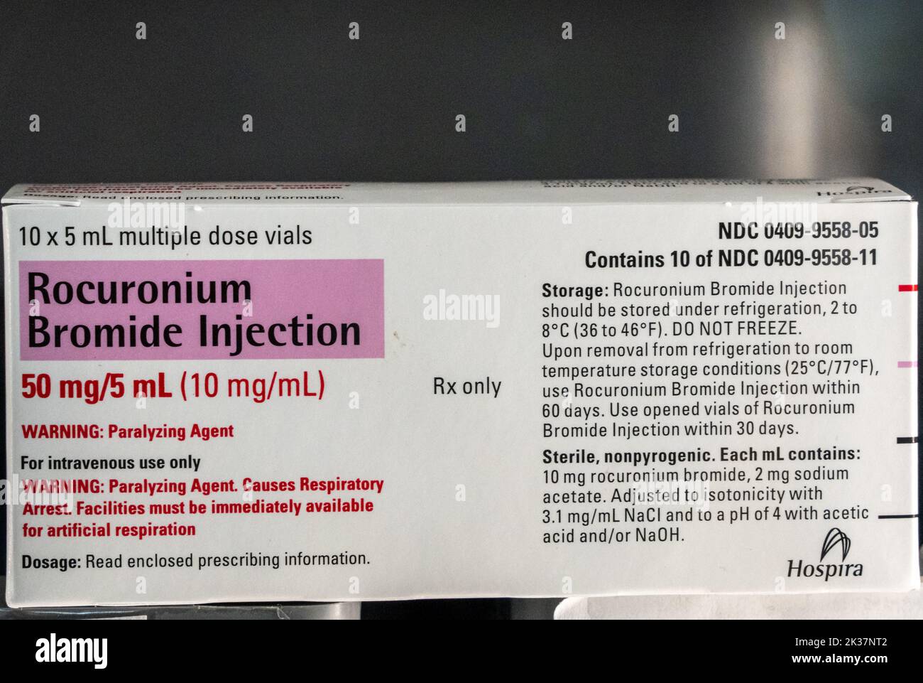 Rocuronium Drug Paralytic It can relax muscles during surgery and ...