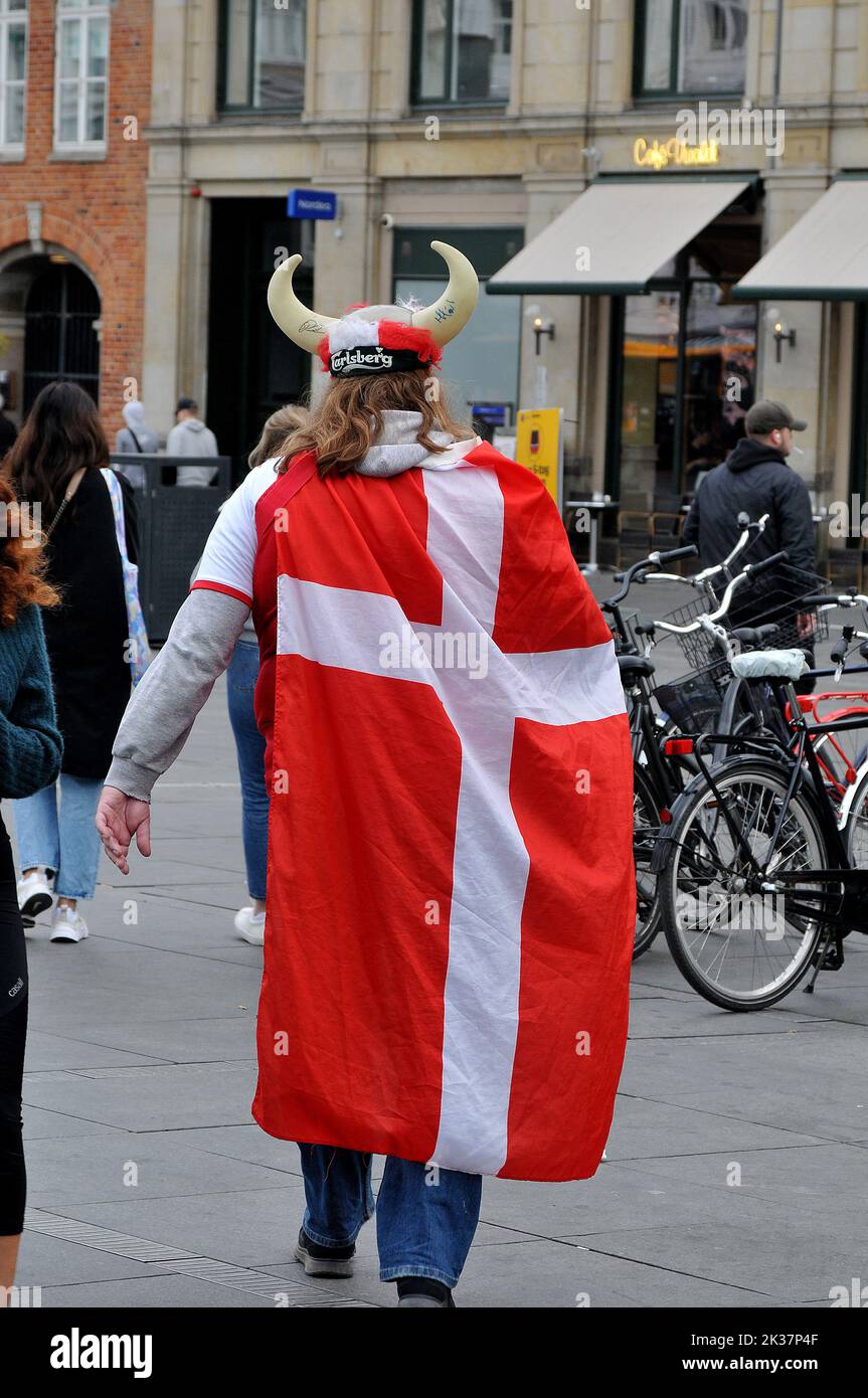 Copenahgen /Denmark/25 Septemeber2022/ Danish football fans out to ...