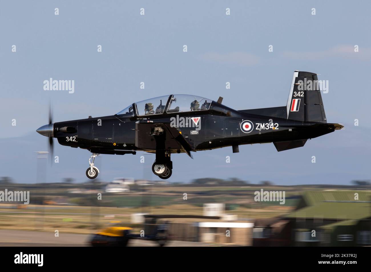 ZM342 Beechcraft T-6C Texan II Royal Air Force RAF Valley 01/09/2022 ...