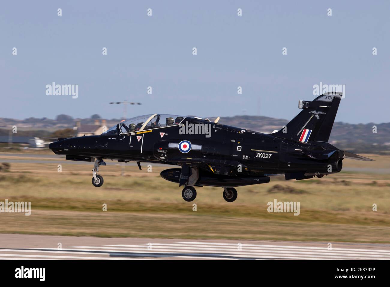 ZK027 British Aerospace Hawk T.2 Royal Air Force RAF Valley 01/09/2022 ...