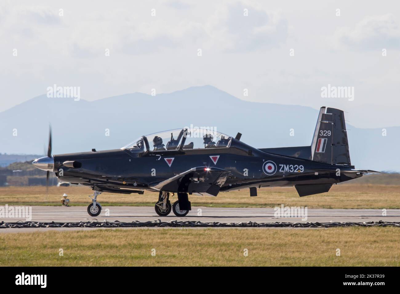 ZM329 Beechcraft T-6C Texan II Royal Air Force RAF Valley 01/09/2022 ...