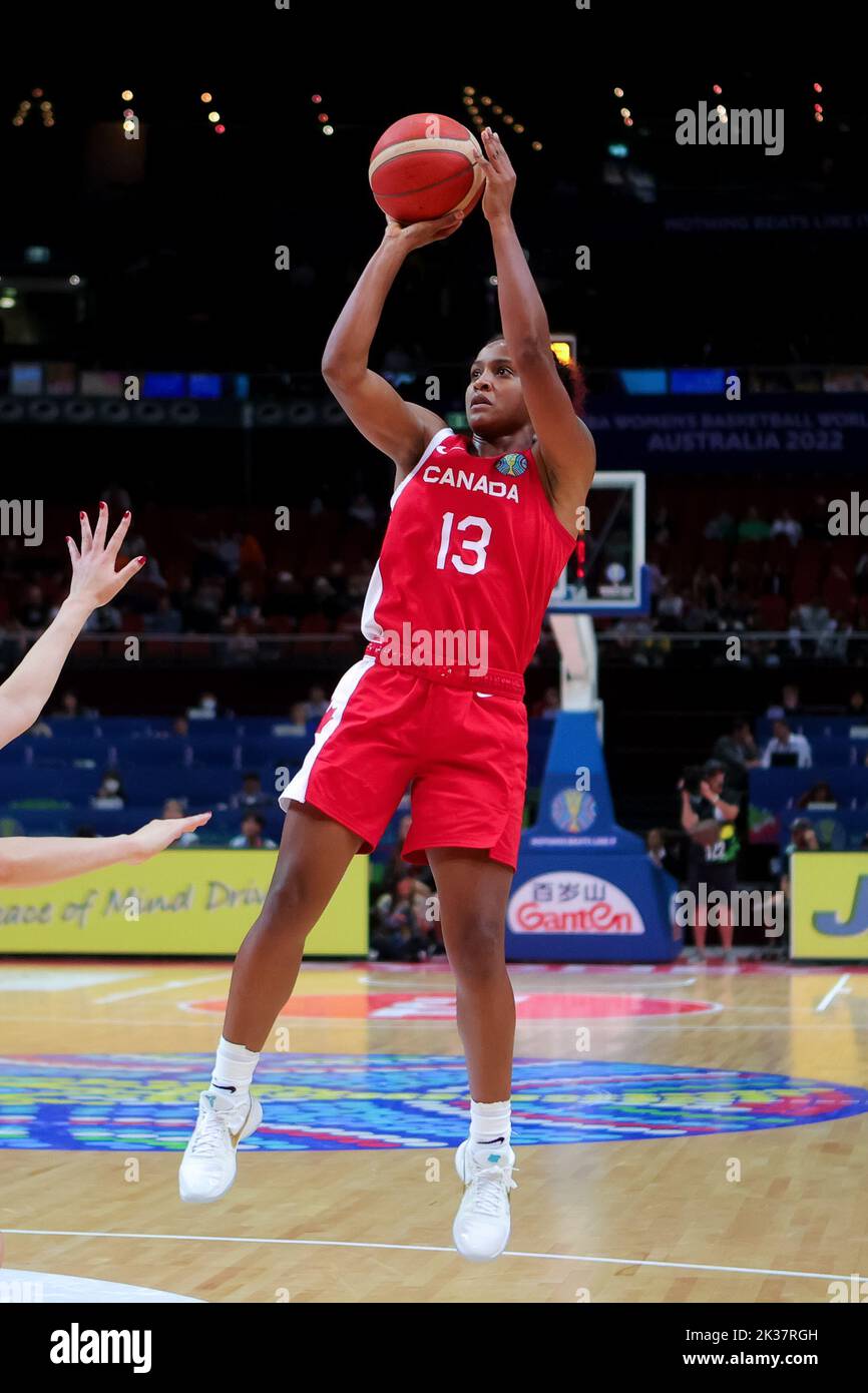Sydney, Australia, 25 September, 2022. Shay Colley of Canada shoots ...