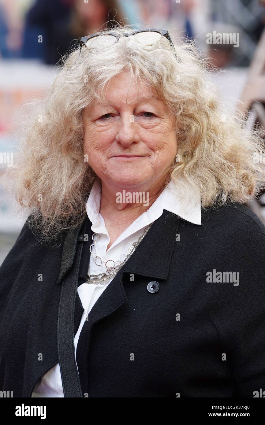 Jenny Beavan attends the UK premiere of Mrs Harris Goes to Paris at the ...