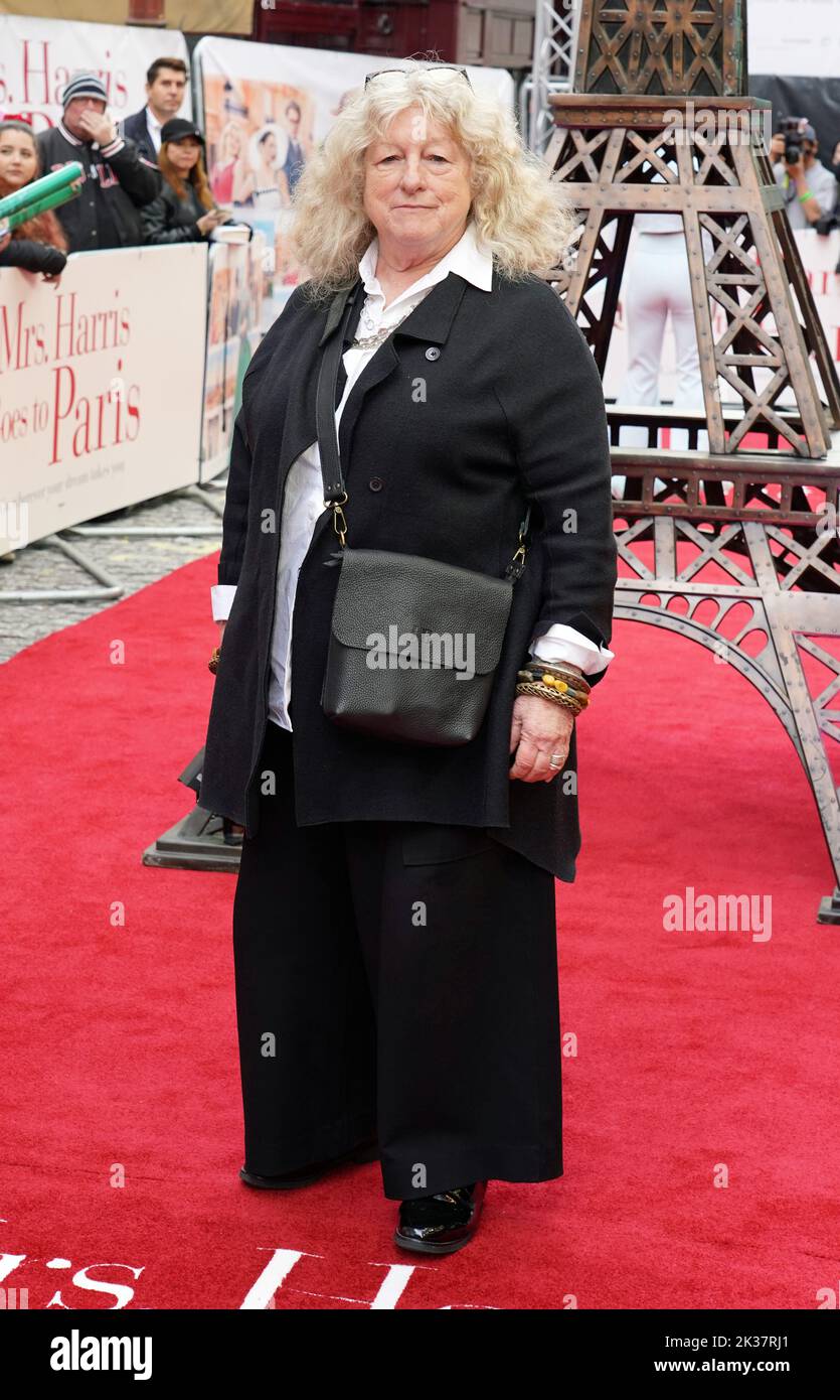 Jenny Beavan attends the UK premiere of Mrs Harris Goes to Paris at the ...