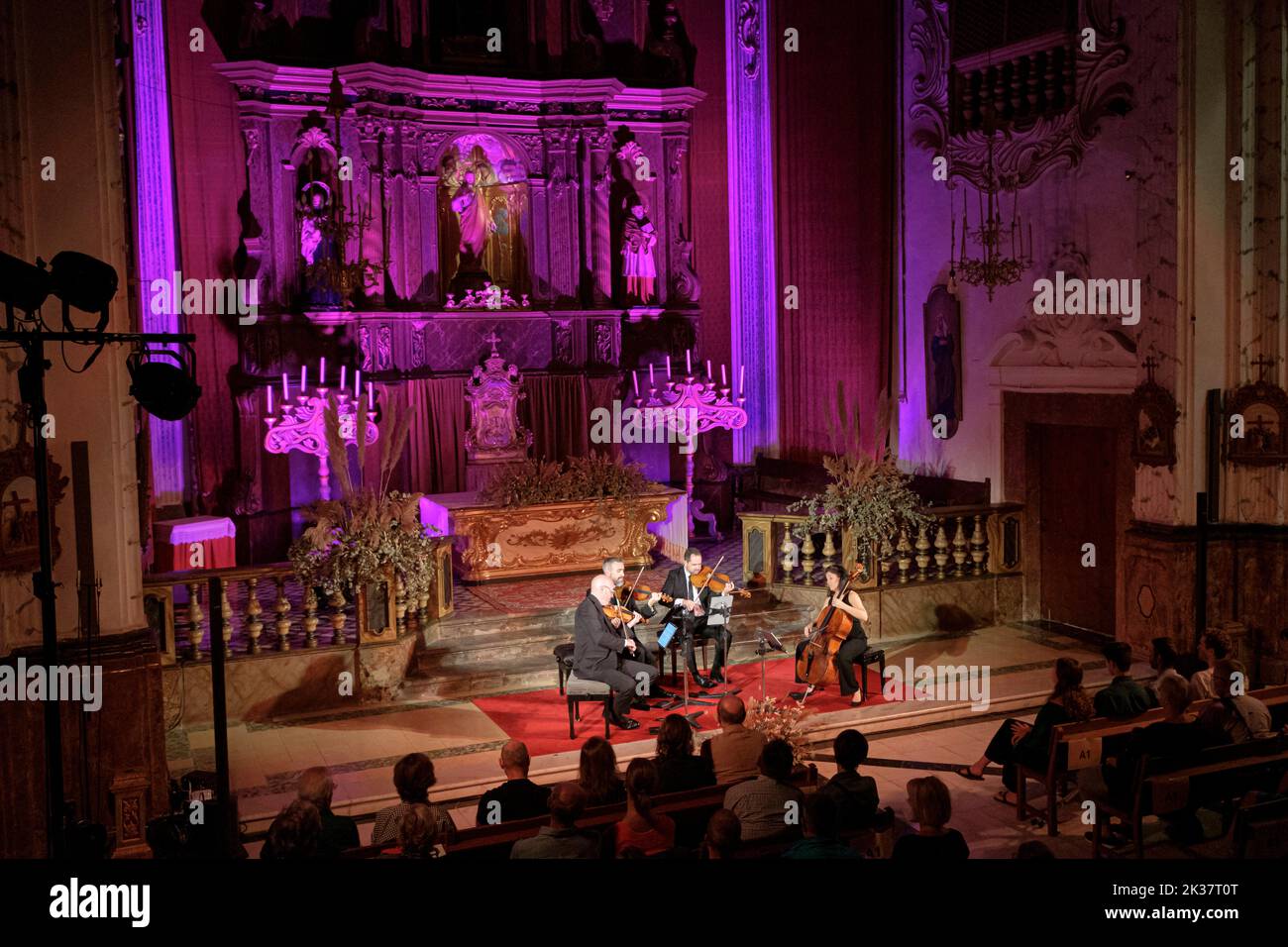 Quiroga Quartet, string quartet, Església Nostra Senyora dels Angels ...