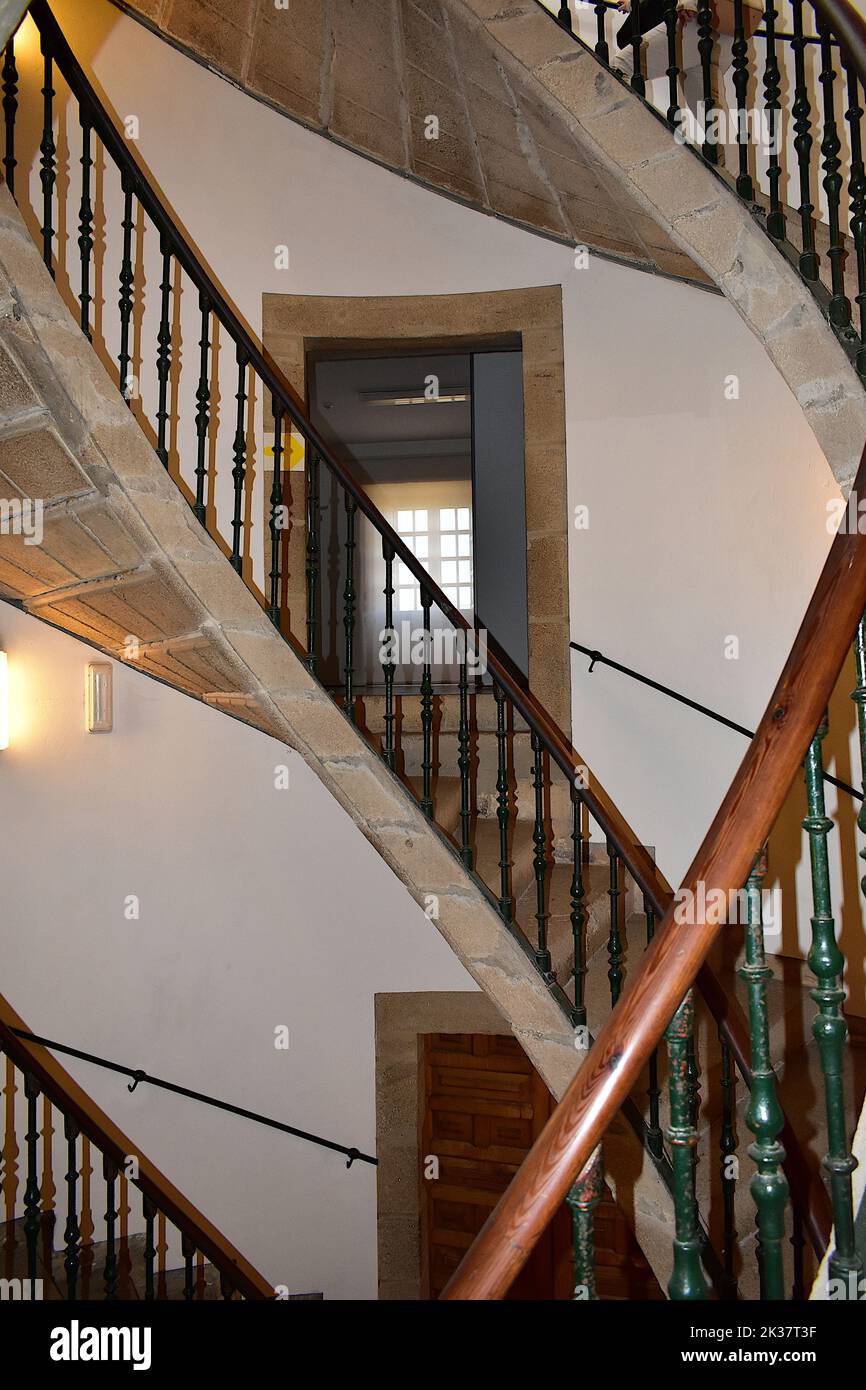 Triple helical staircase hi-res stock photography and images - Alamy