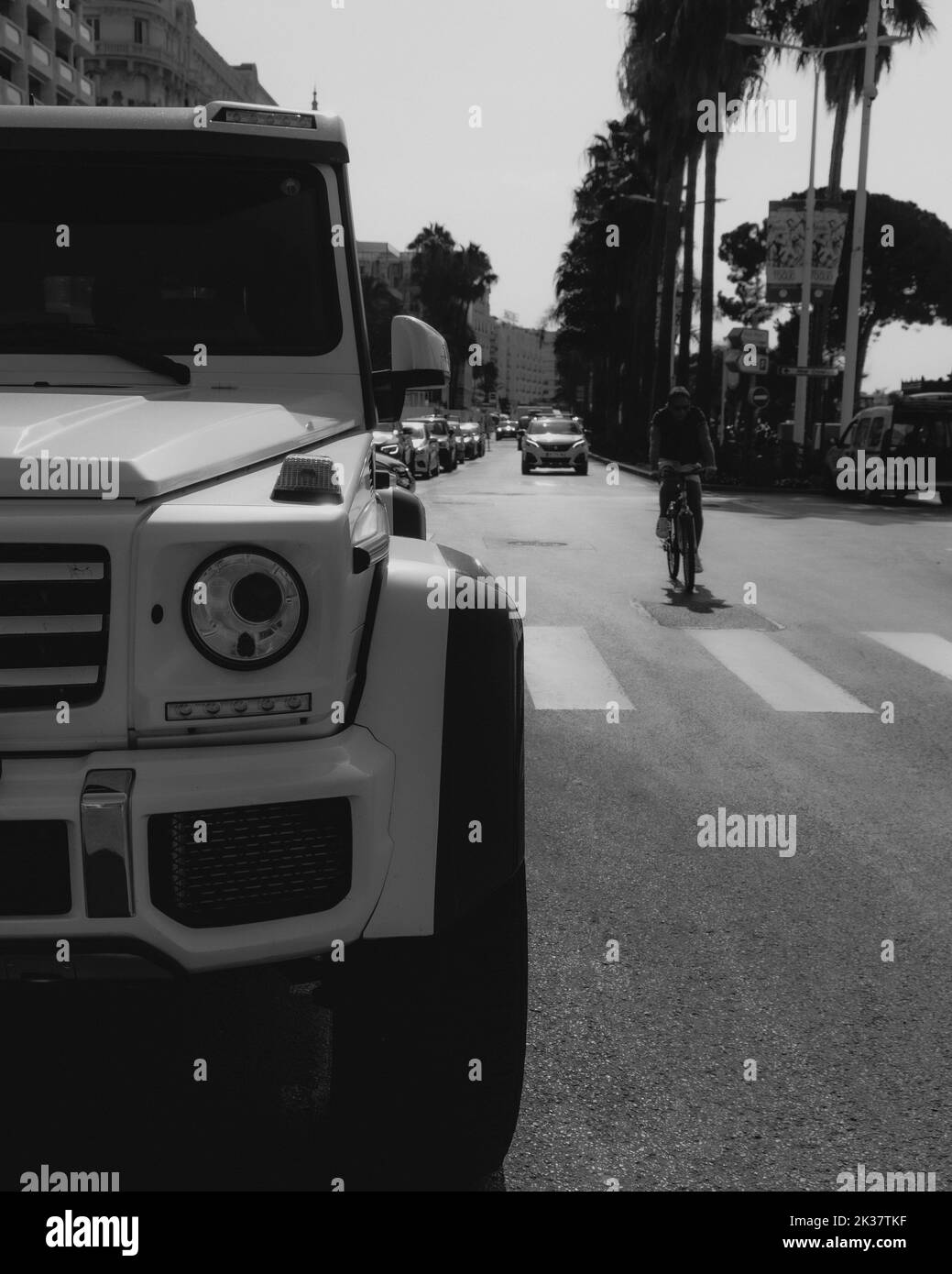 Big mercedes Black and White Stock Photos & Images - Alamy