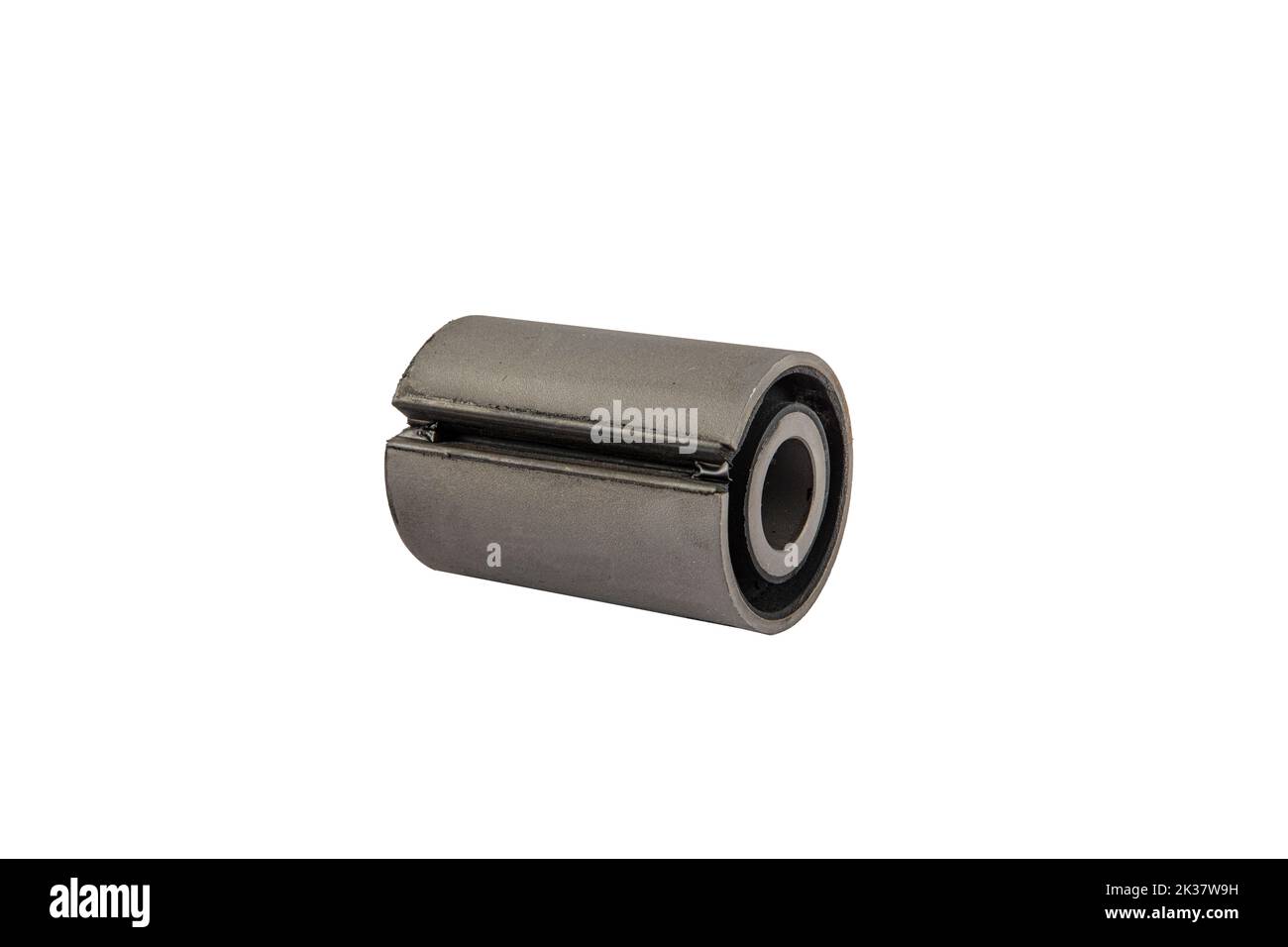 Silent block semi-truck springs, isolated on a white background. Set of ...