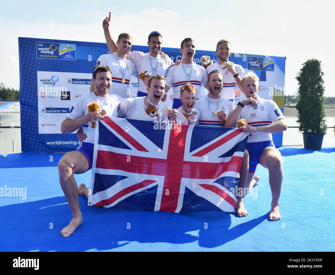 Racice, Czech Republic. 25th Sep, 2022. Winning British eight Rory ...