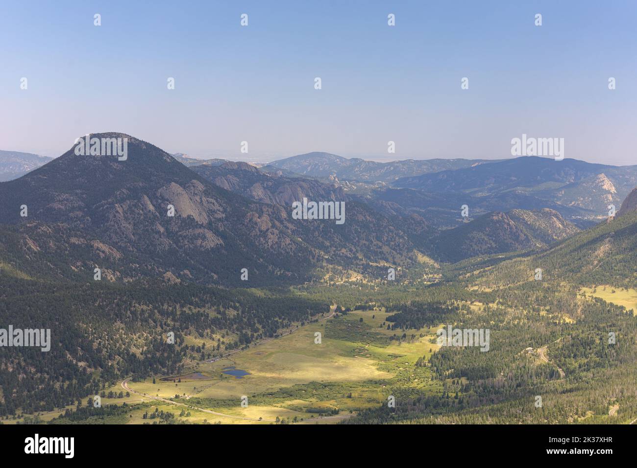 Rocky Mountains Alpine Drive Stock Photo - Alamy
