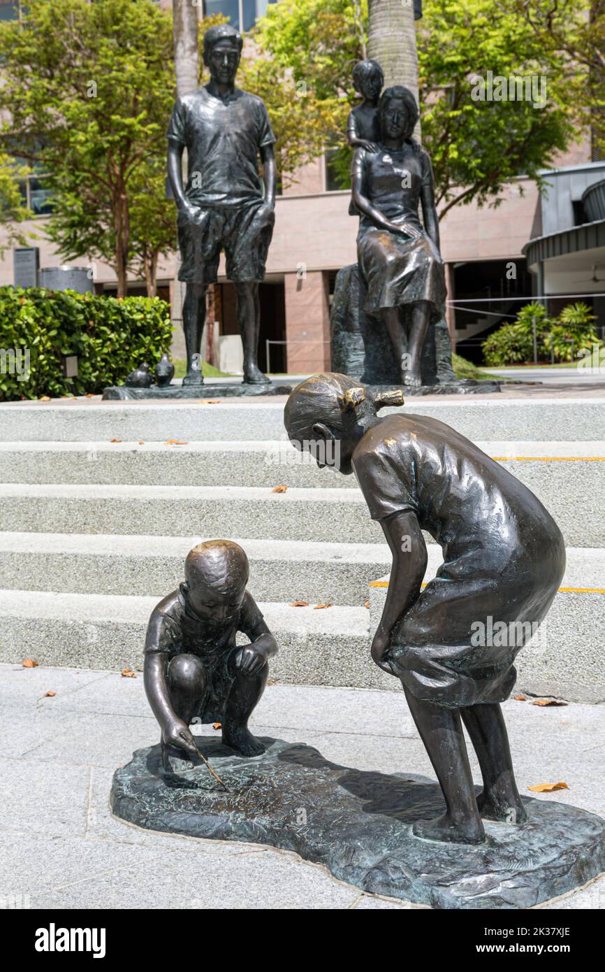 Makan angin, or Eating Wind, by Singaporean sculptor Lim Soo Ngee, b ...