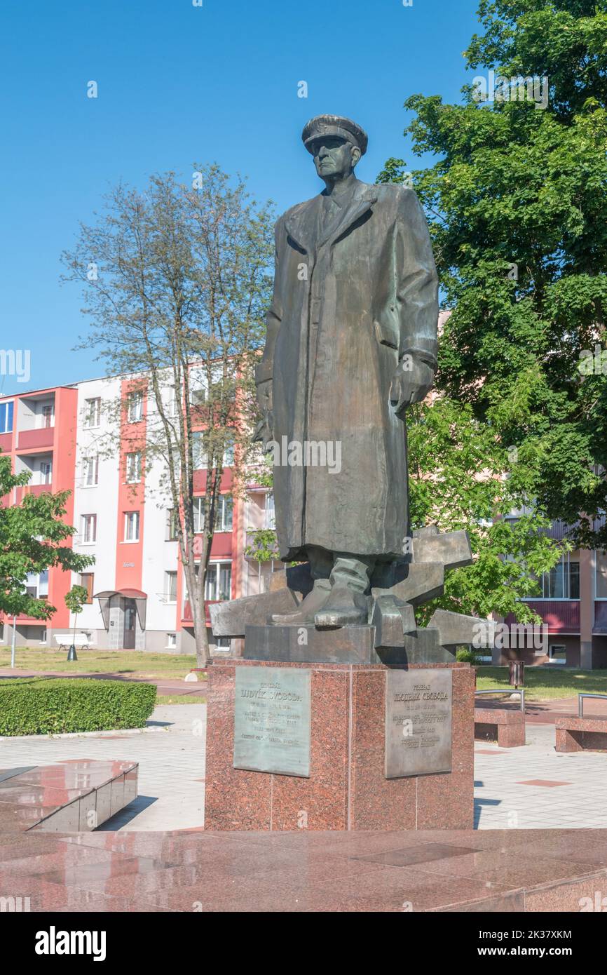 Svidnik, Slovakia - June 12, 2022: Monument of Czech general and ...