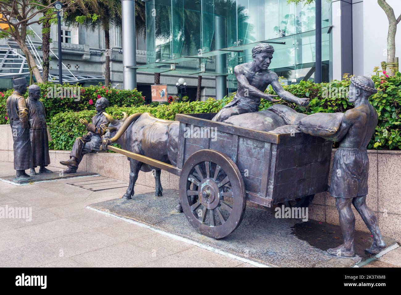 The River Merchants, a bronze sculpture by Chinese born Singaporean ...