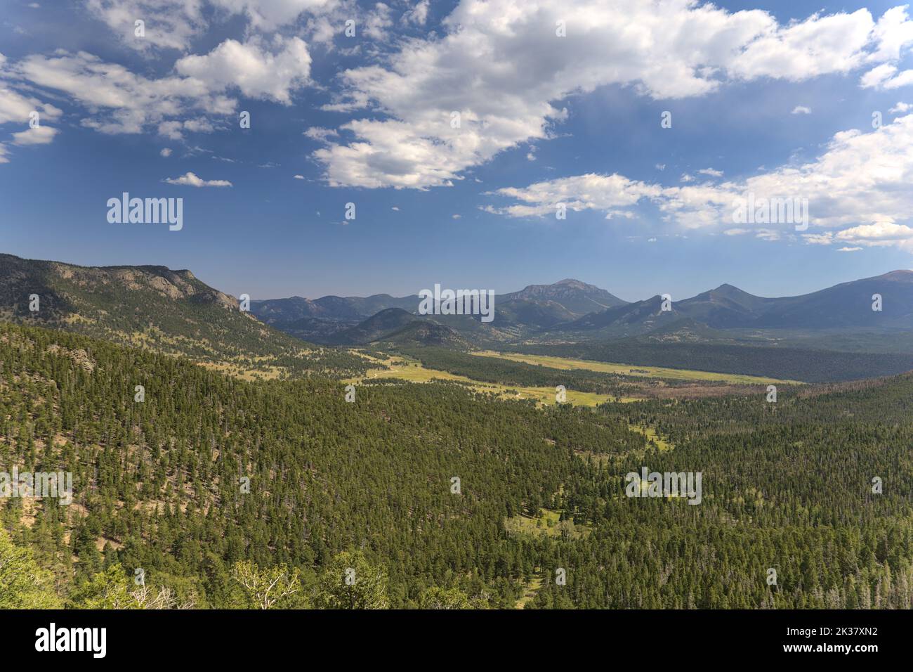 Rocky Mountains Alpine Drive Stock Photo - Alamy