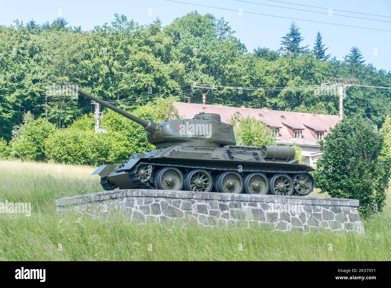 Soviet tank 34 from wwii hi-res stock photography and images - Alamy