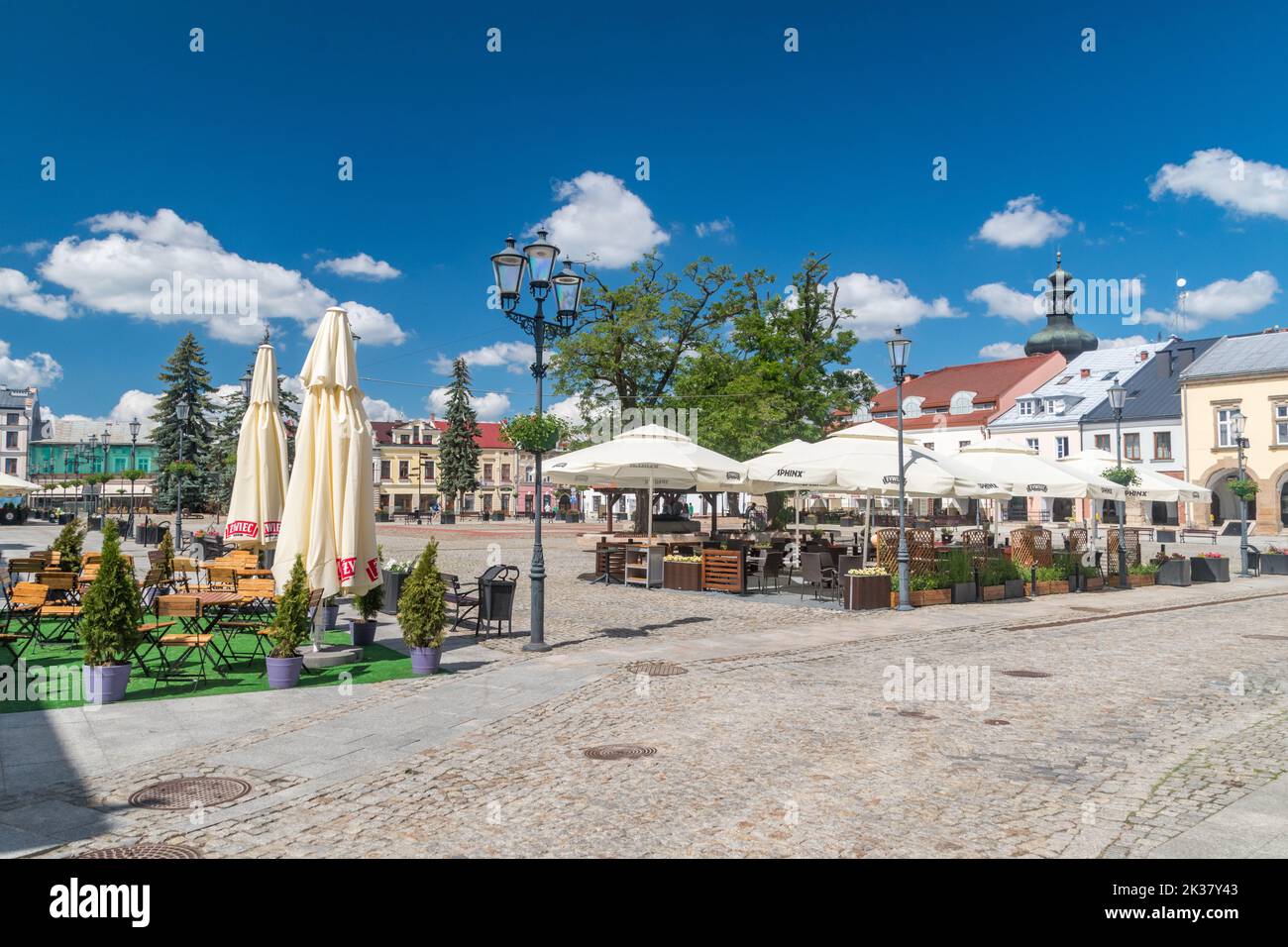Krosno, Poland - June 12, 2022: Market Square (Krośnienski Rynek Stock ...