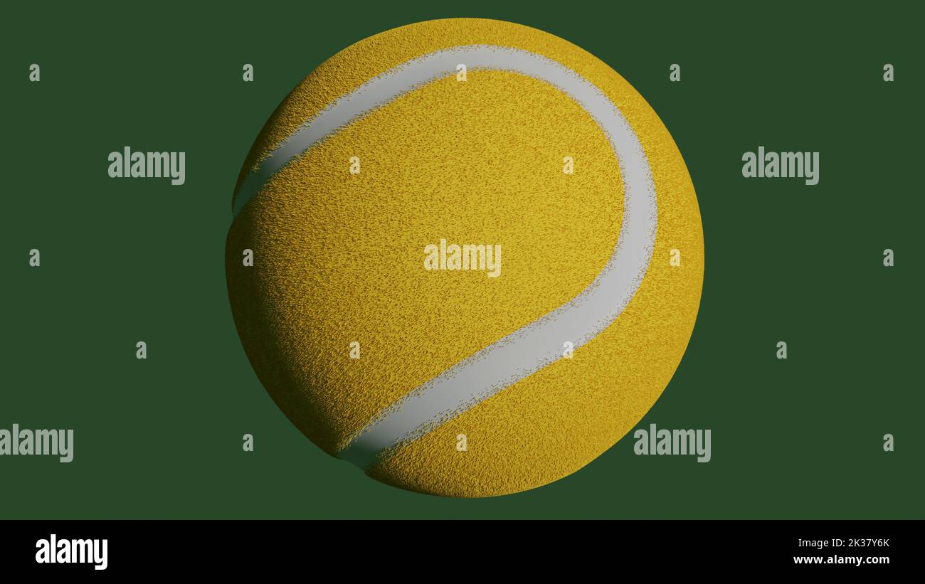 3d render of a Tennis Ball Stock Photo - Alamy