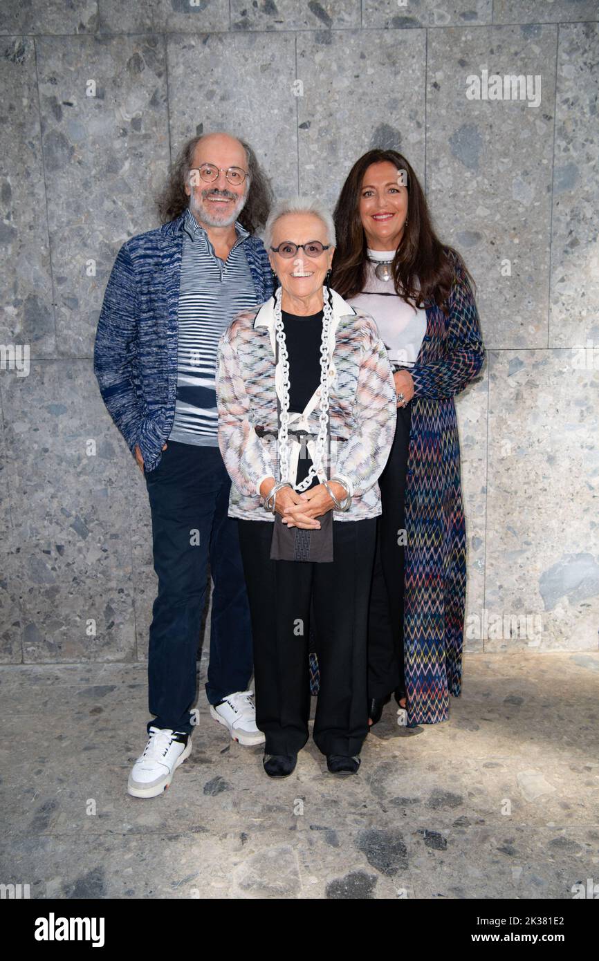 Luca Missoni , Rosita Missoni , Angela Missoni Milan Fashion Week ...