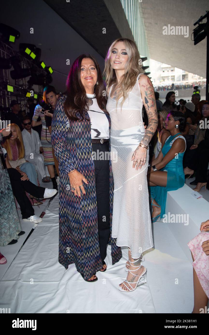 Angela Missoni , Paris Jackson Milan Fashion Week - Women S/S 2023 ...