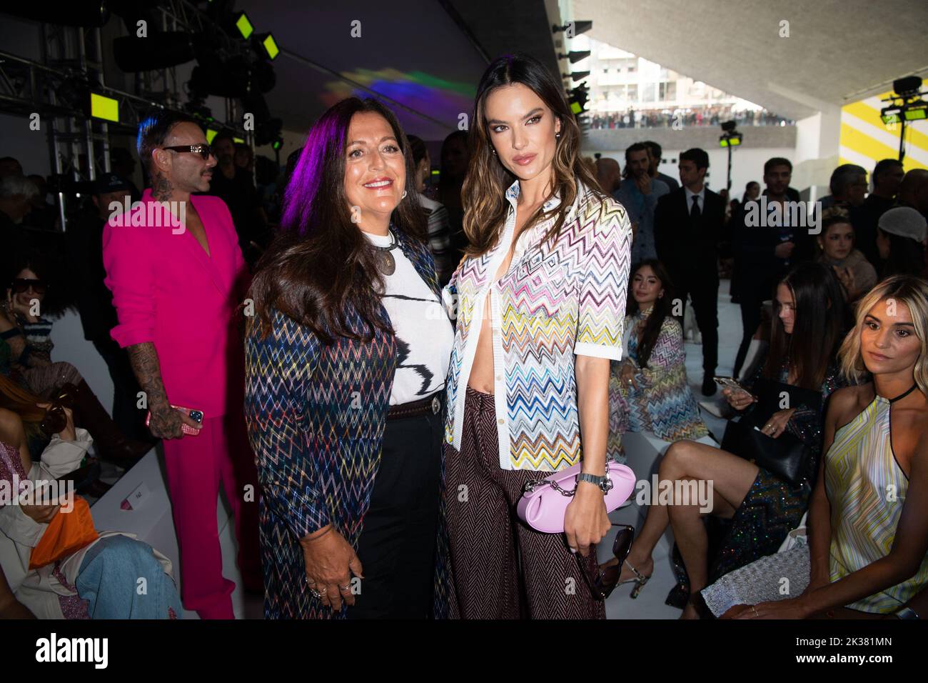 Angela Missoni , Alessandra Ambrosio Milan Fashion Week - Women S/S ...