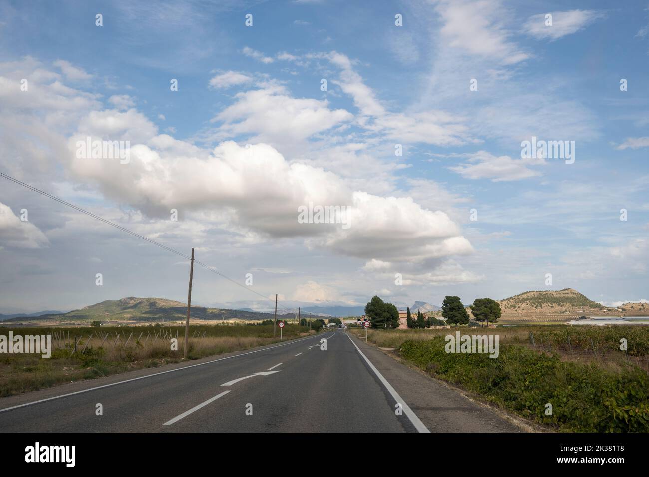 Country road - landscape Stock Photo - Alamy