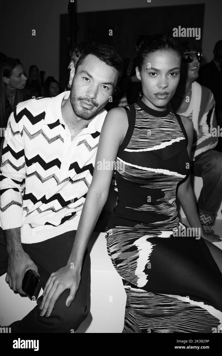 Victor Santhiago , Tina Kunakey Milan Fashion Week - Women S/S 2023 ...